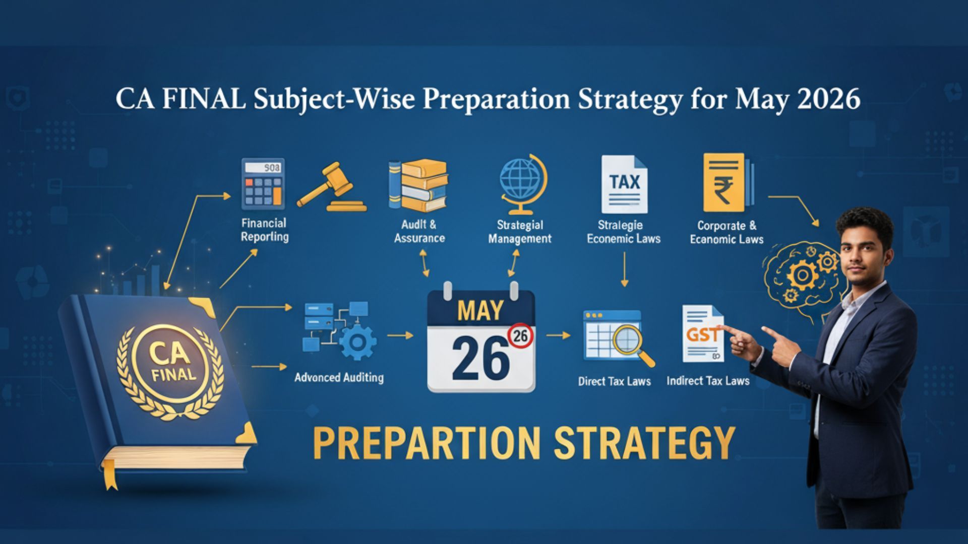 CA Final May 2026: Subject-Wise Study Plan & Strategy to Clear in 1st ...